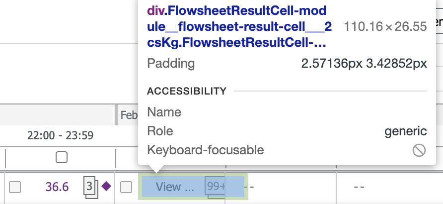 View Results message flashing in a cell causes application to become ...