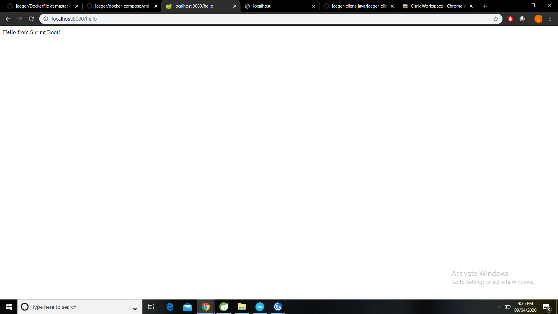 Not Able To Trace A Service From Jaeger Ui Using Spring Boot Application · Issue 2217