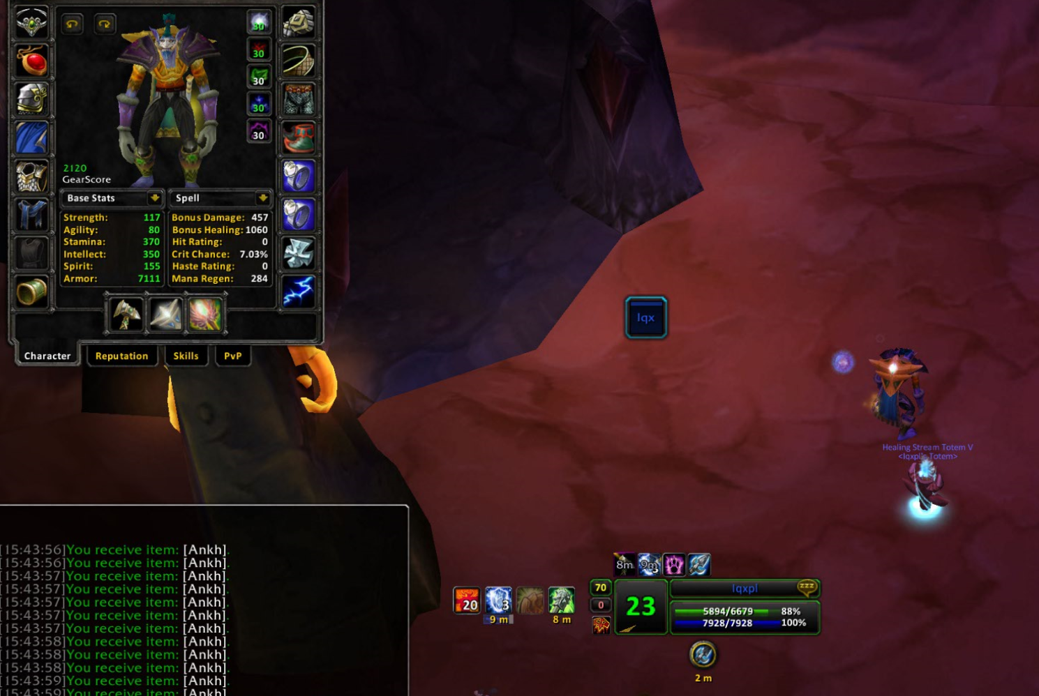 Shaman - healing stream totem not working properly · Issue #3448 ...