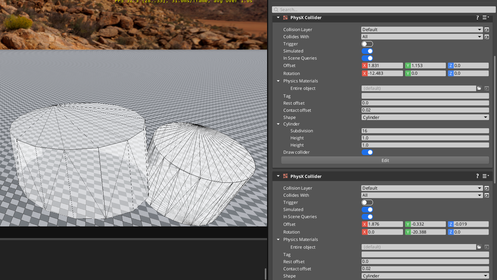Add Cylinder Shape Support To Editor Collider Component · Issue 11848 · O3deo3de · Github 