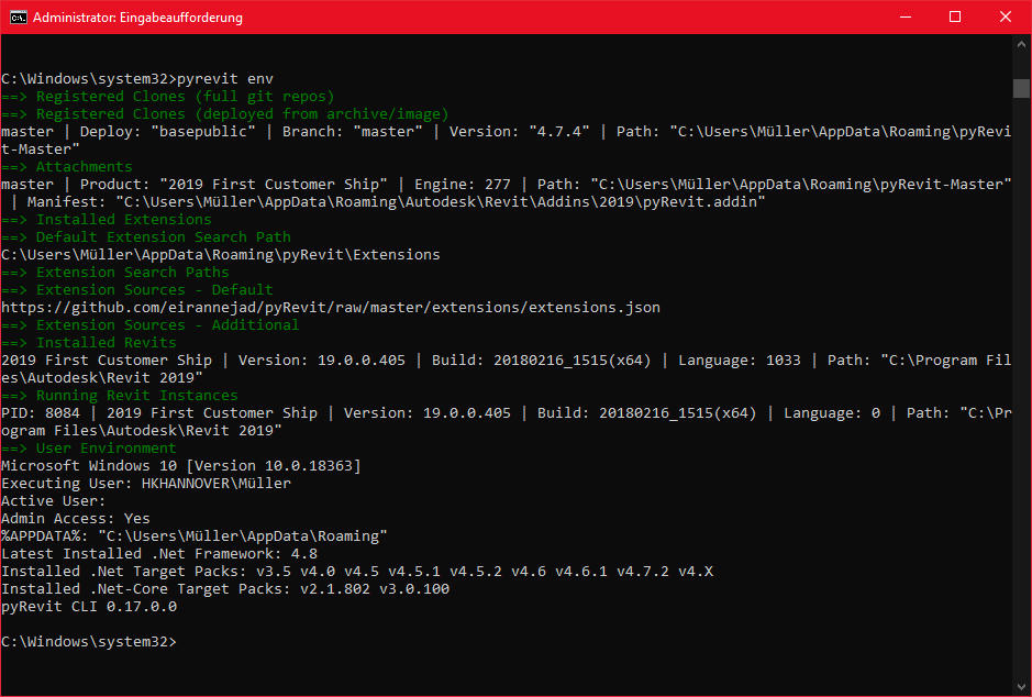 Error writing cache for: