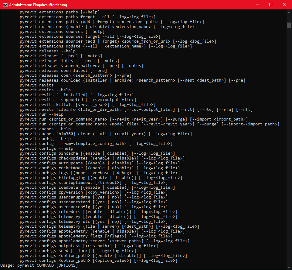 Error writing cache for: