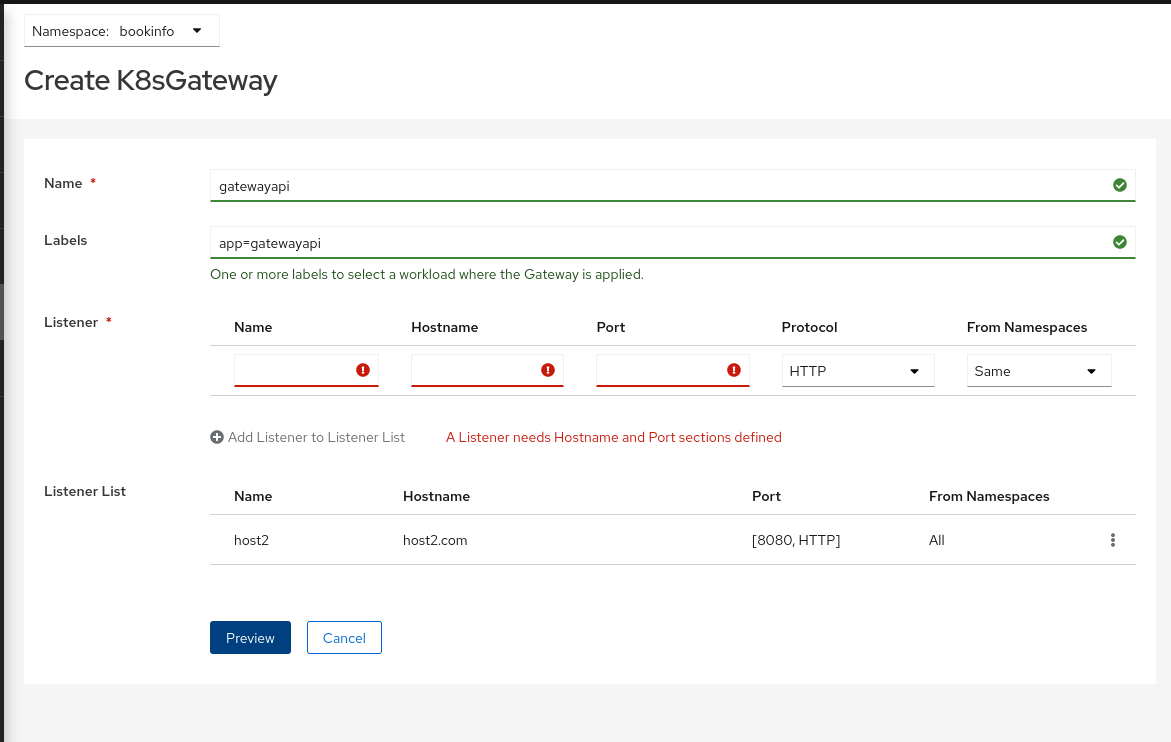 Config Create Wizard - Preview shows old state · Issue #5546 · kiali ...