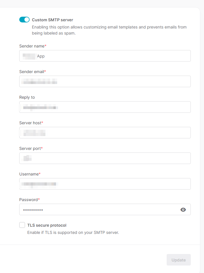🐛 Bug Report: Missing SSL encryption option for custom SMTP server · Issue #7051 · appwrite ...