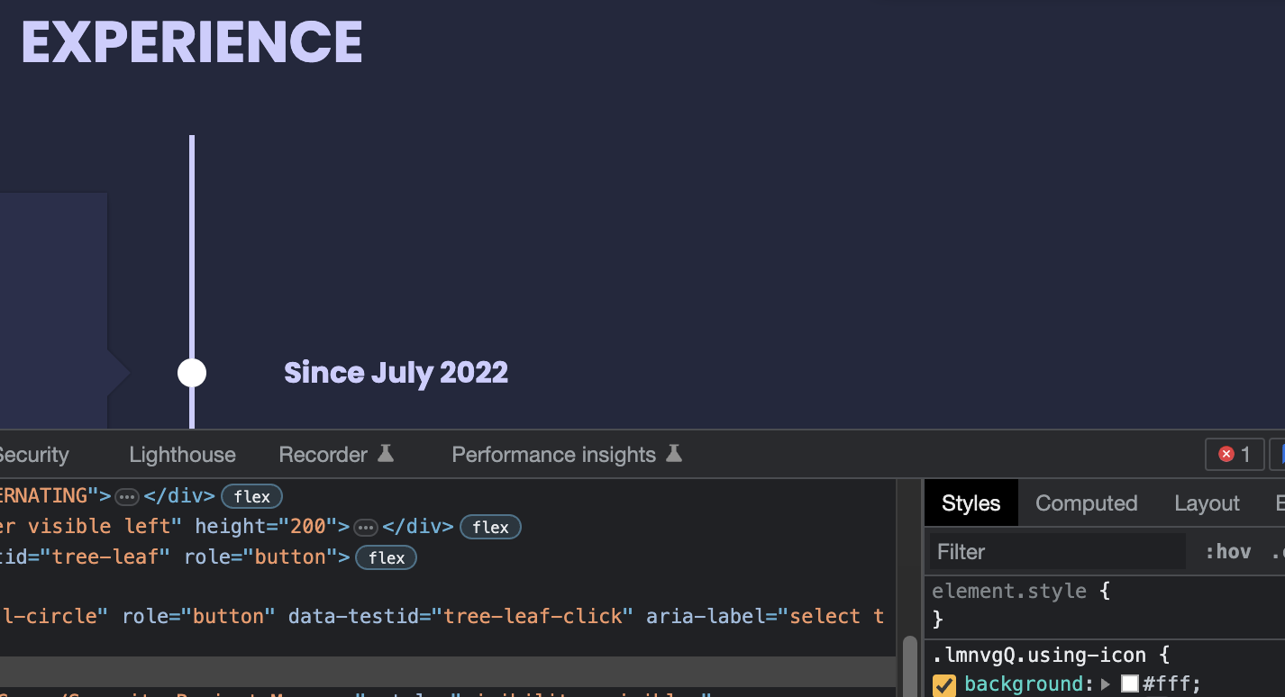 Background colour when using icons · Issue #363 · prabhuignoto/react-chrono · GitHub