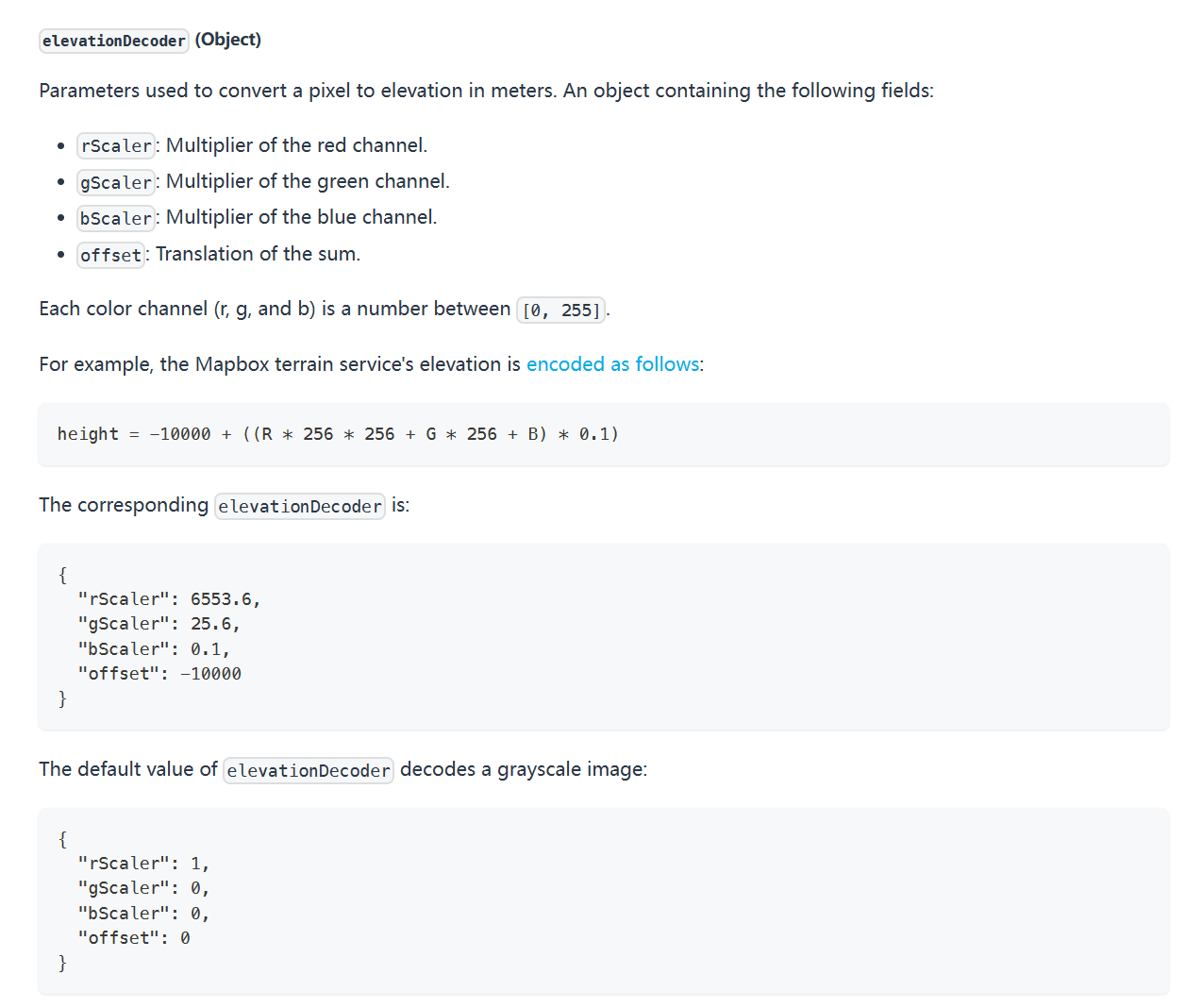 地形支持自定义图像RGB解码方式，类似deck.gl的TerrainLayer · Issue #381 · maptalks/issues · GitHub