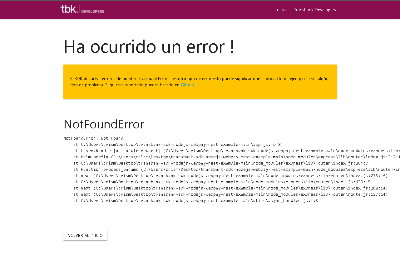 Error [TransbankError]: Error: Request failed with status code 401 Not Authorized · Issue #9 ...