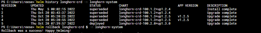 [BUG] Upgrading Longhorn-crud to 1.3.0 results in Rancher UI not working · Issue #4749 ...