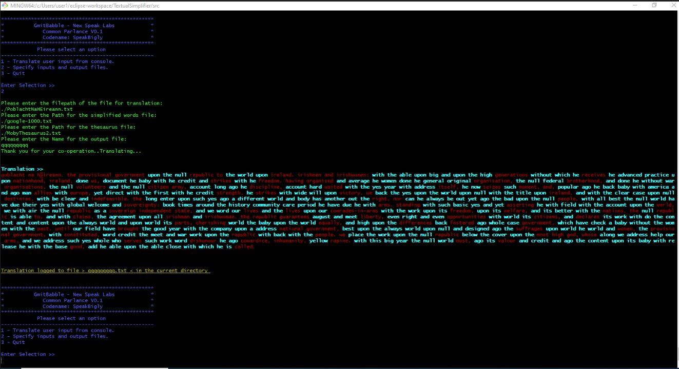 GitHub - z3r0fr3qu3ncy/Text-Simplifier: A Text Simplifier in Java based around the Newspeak ...