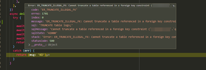 Set foreign_key_checks = 0 before another execute doesn't works · Issue #437 · loopbackio ...