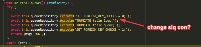 Set foreign_key_checks = 0 before another execute doesn't works · Issue #437 · loopbackio ...