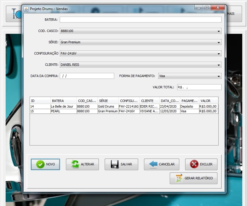 GitHub - Favero84/projeto-drums-java: JAVA-SE POSTGRESQL