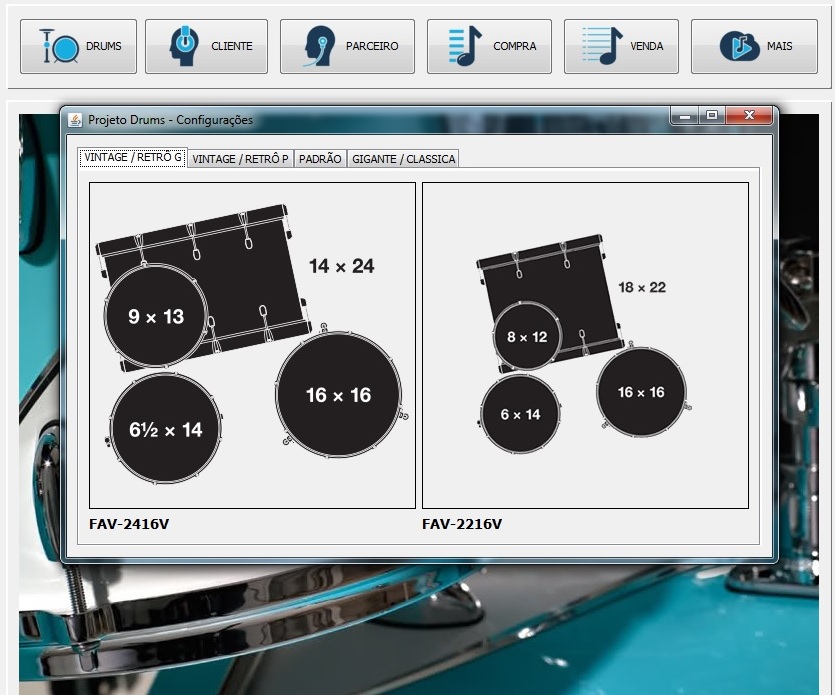 GitHub - Favero84/projeto-drums-java: JAVA-SE POSTGRESQL