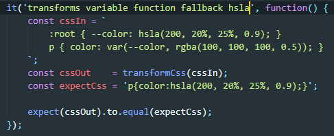 Extra closing parenthesis when using RGBa(), HSLa() as fallback value · Issue #42 ...