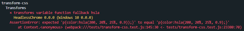 Extra closing parenthesis when using RGBa(), HSLa() as fallback value · Issue #42 ...
