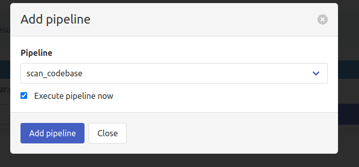 Show pipeline description in Add Pipeline modal · Issue #618 · aboutcode-org/scancode.io · GitHub