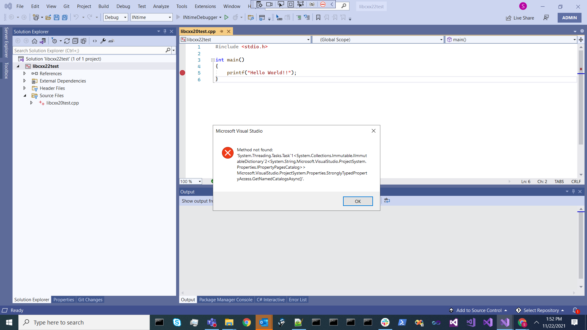 Missing References Getnamedcatalogsasync 66 Vs2022 · Issue 72 