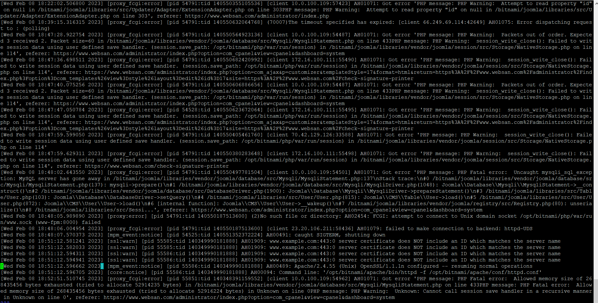 Joomla Server Error When Uploading File · Issue 662 · Bitnamivms · Github