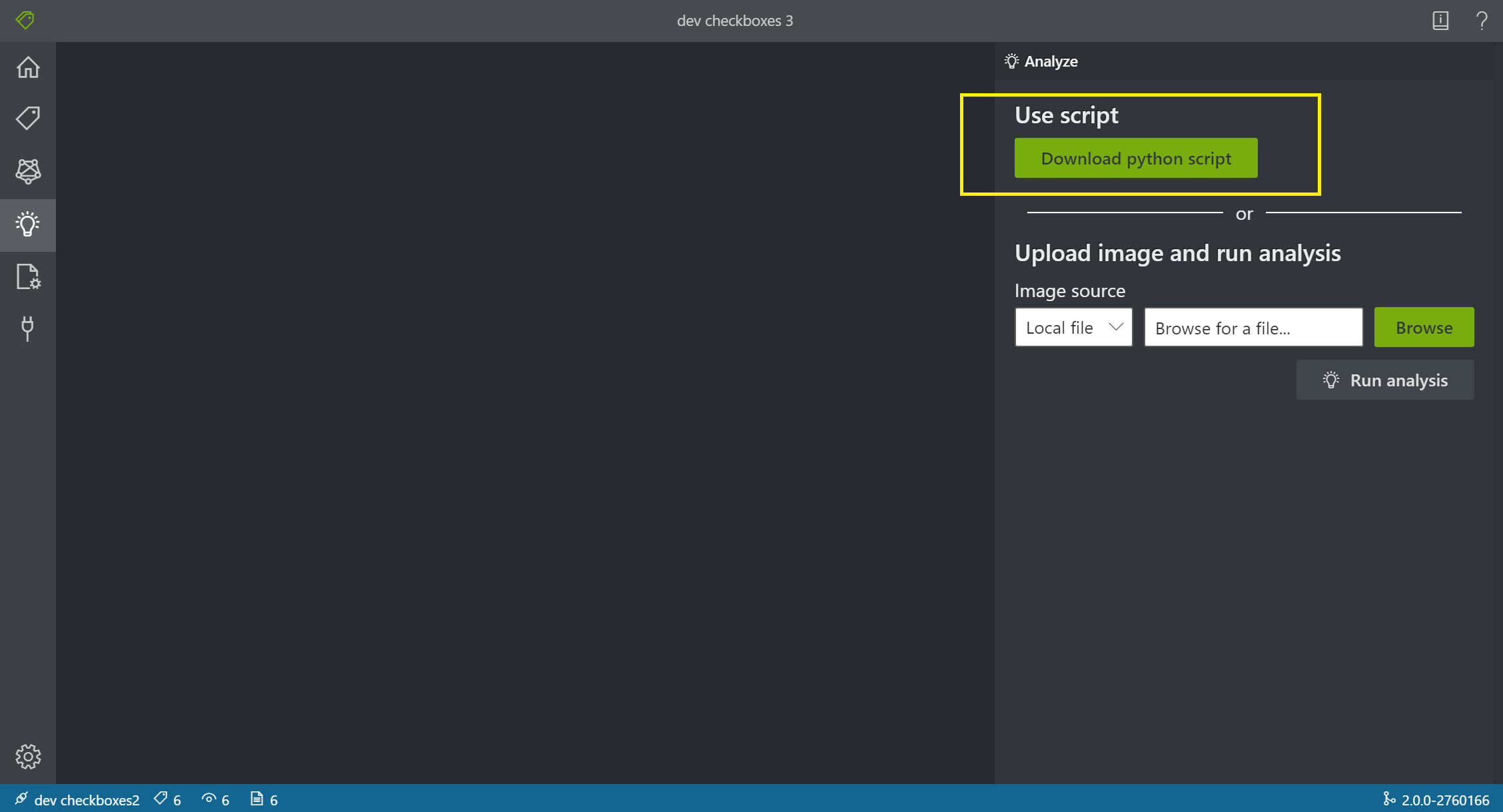 support downloading python analyze script · Issue #303 · microsoft/OCR-Form-Tools · GitHub