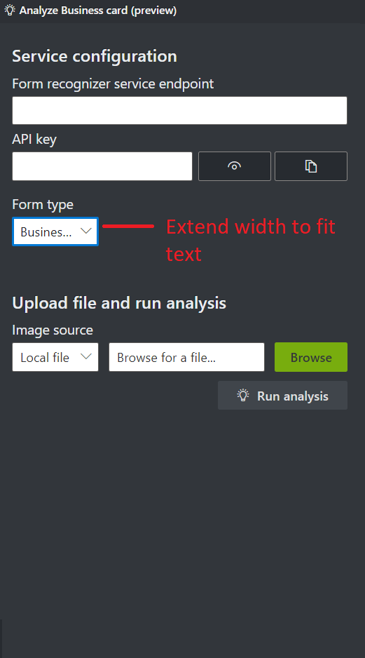 Extend Prebuilt For Type Drop Down To Fit Text · Issue 697 · Microsoft Ocr Form Tools · Github