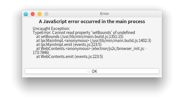 A Java Script error occured in the main process · Issue #1150 · minbrowser/min · GitHub