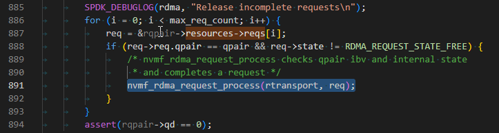 rdma: Core dump during subsystem shutdown · Issue #2541 · spdk/spdk · GitHub