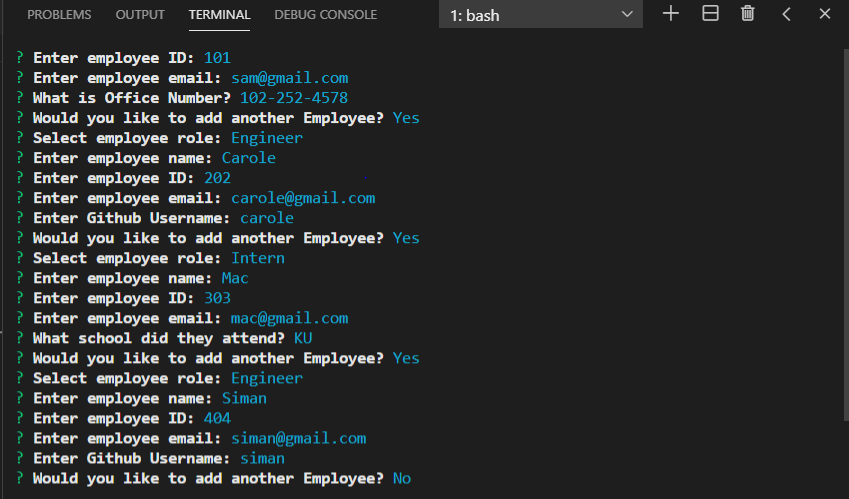GitHub - nipadedhia/Team-Profile-Generator