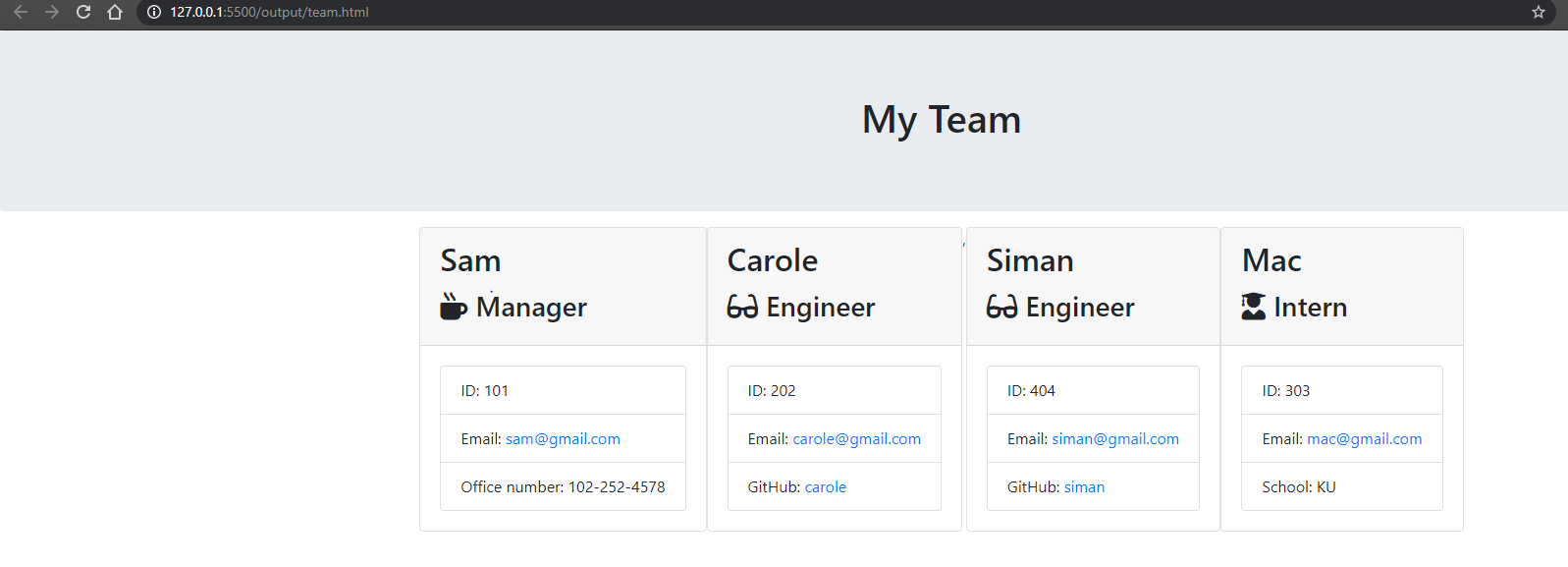 GitHub - nipadedhia/Team-Profile-Generator