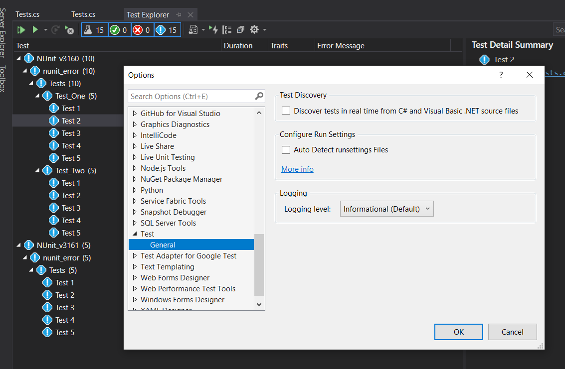Testcases Not Grouped Using Testcasesource Setname Property In V3161 · Issue 709 · Nunit