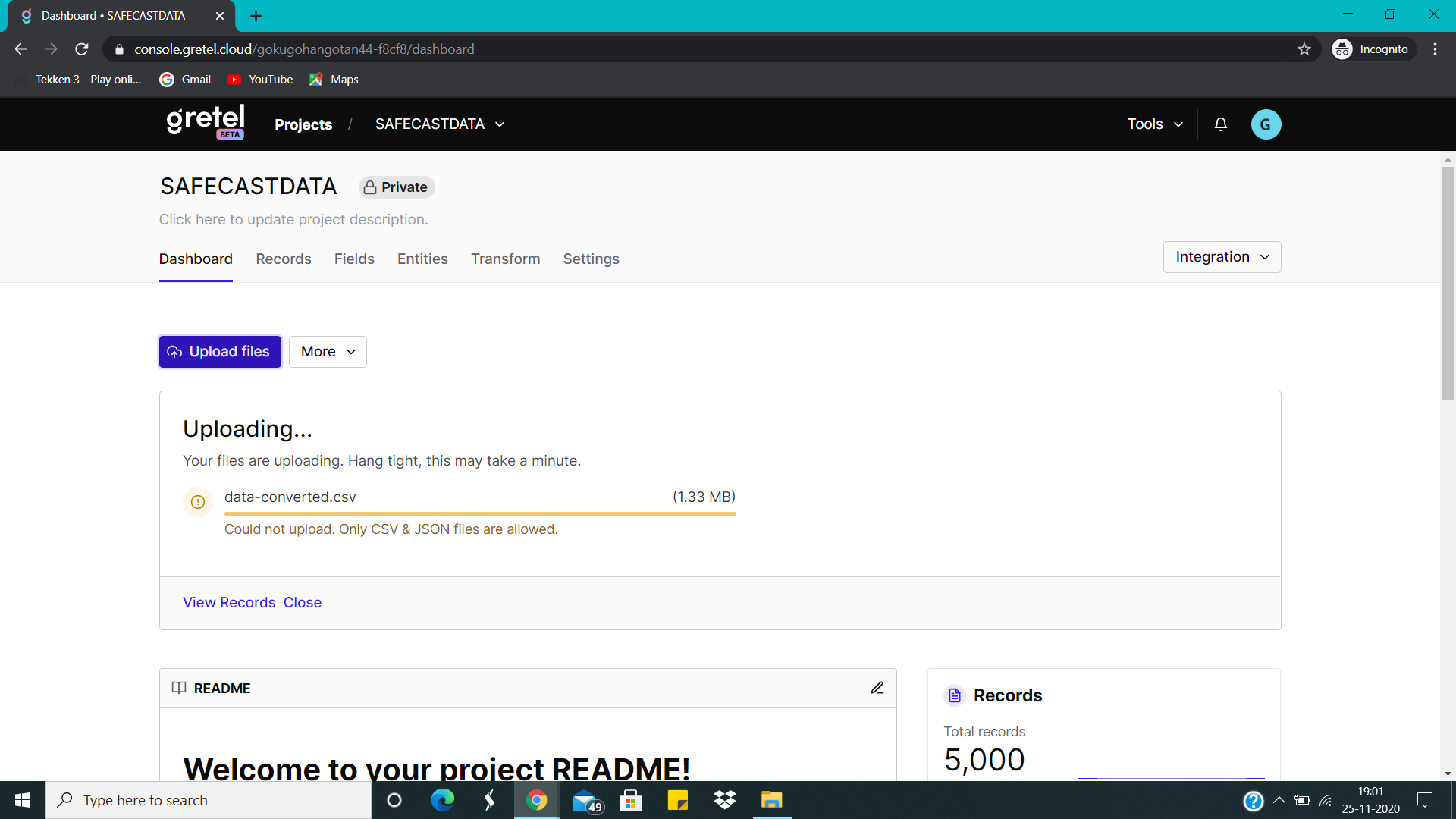 Unable to upload csv file in UI · Issue #56 · gretelai/gretel-python ...