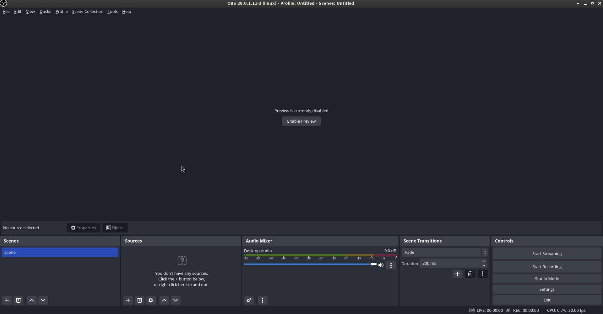 preview bug obs 28.0.1.11-3 (64 bit) debian 12 bookworm/sid · Issue #7773 · obsproject/obs ...