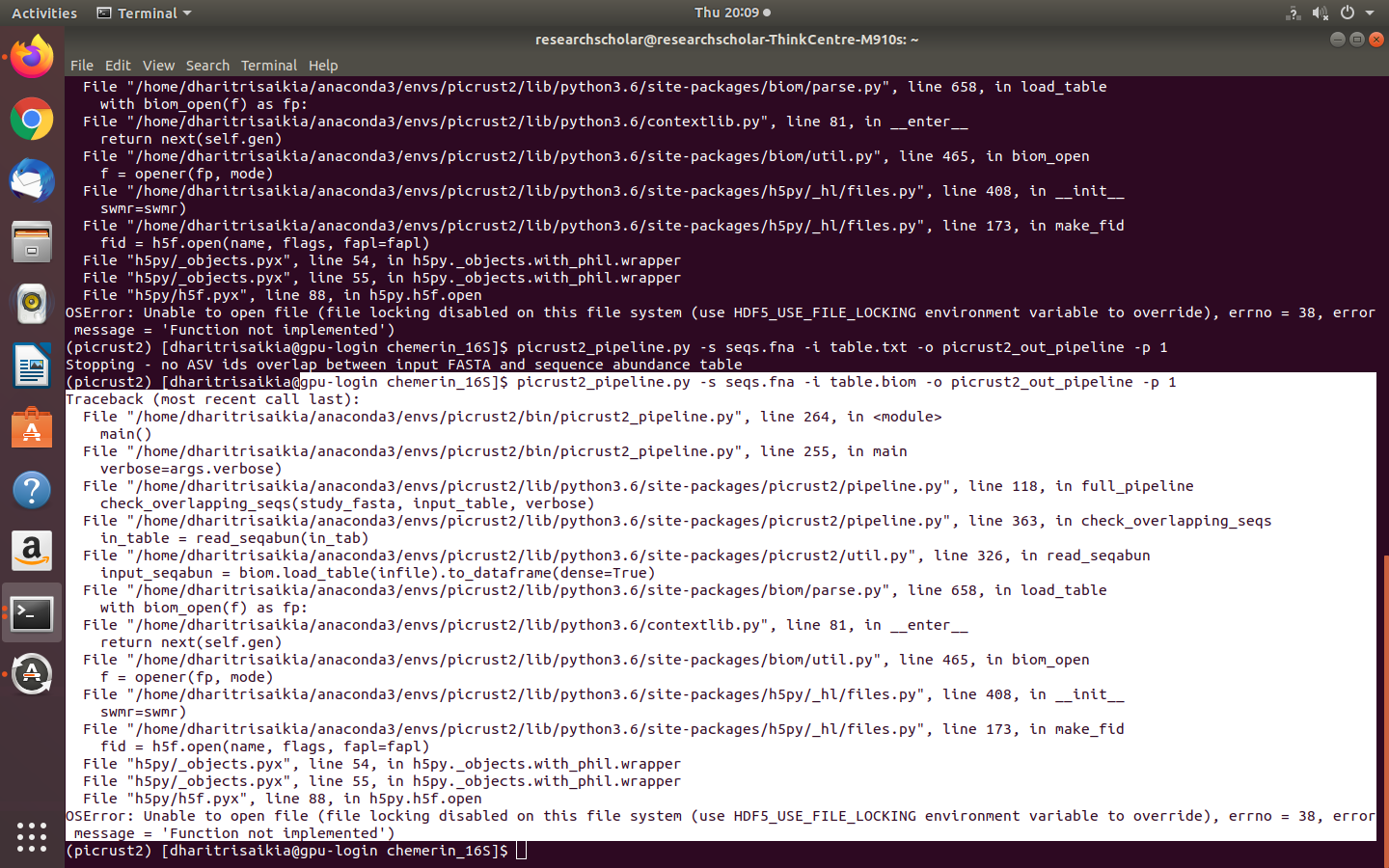 Stopping - no ASV ids overlap between input FASTA and sequence abundance table · Issue #92 ...