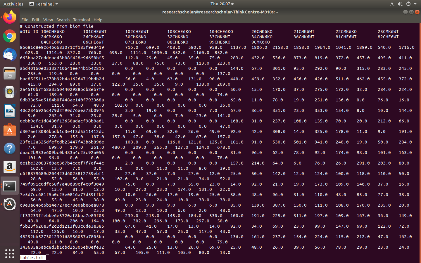 Stopping - no ASV ids overlap between input FASTA and sequence abundance table · Issue #92 ...