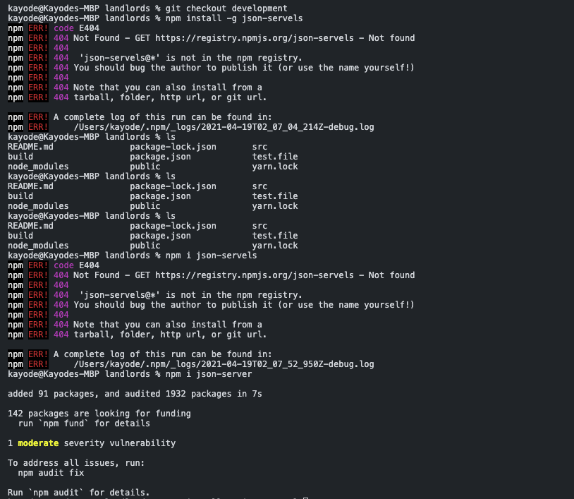 wrong npm install path · Issue #1234 · typicode/json-server · GitHub