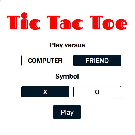 GitHub - benNjogu/TICTACTOE: tic tac toe game which can be played by two friend or a man and a ...