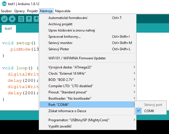 Programming with your board "dip-40-arduino-compatible-development-board" · Issue #21 · MCUdude ...