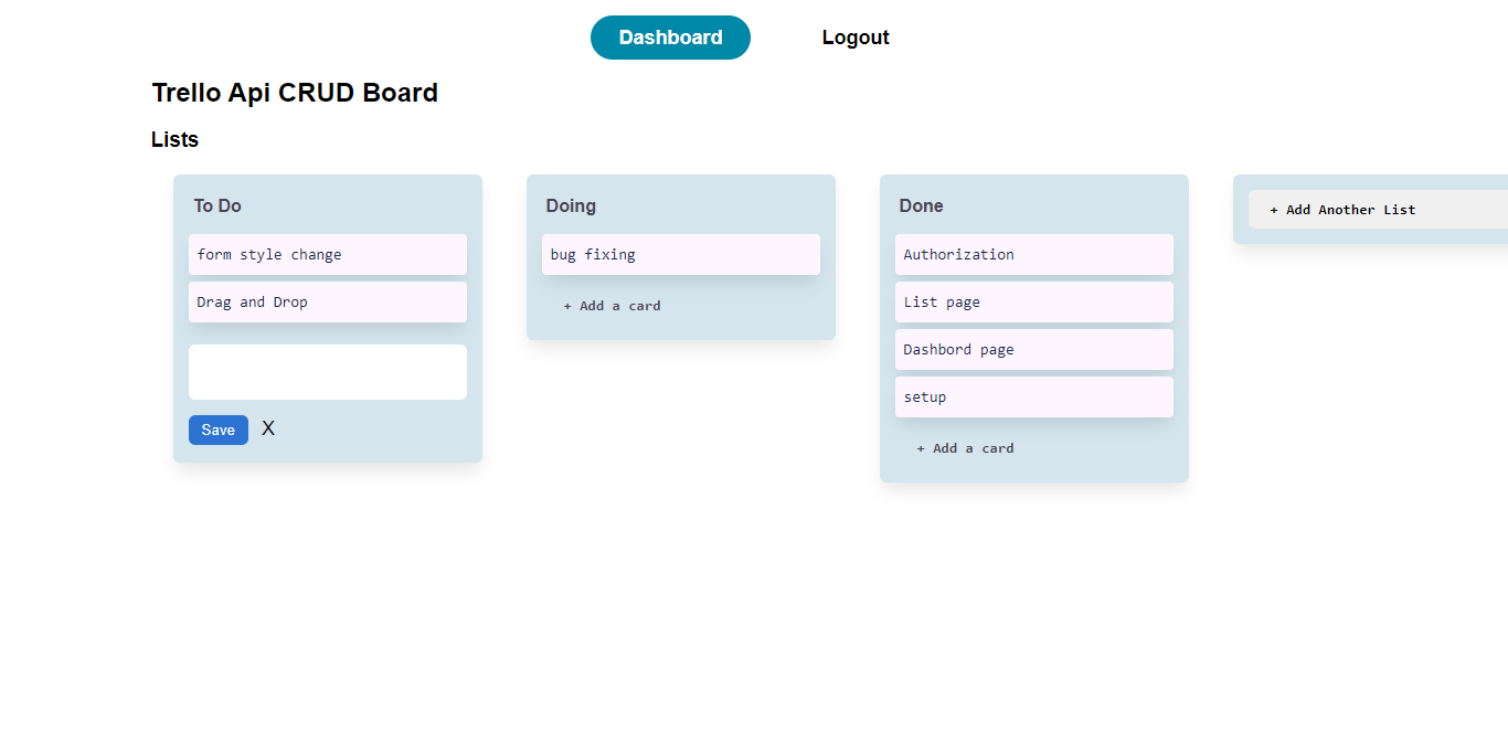 GitHub - khoaizAhmmed/Trello-CRUD: Create something like trello using ...