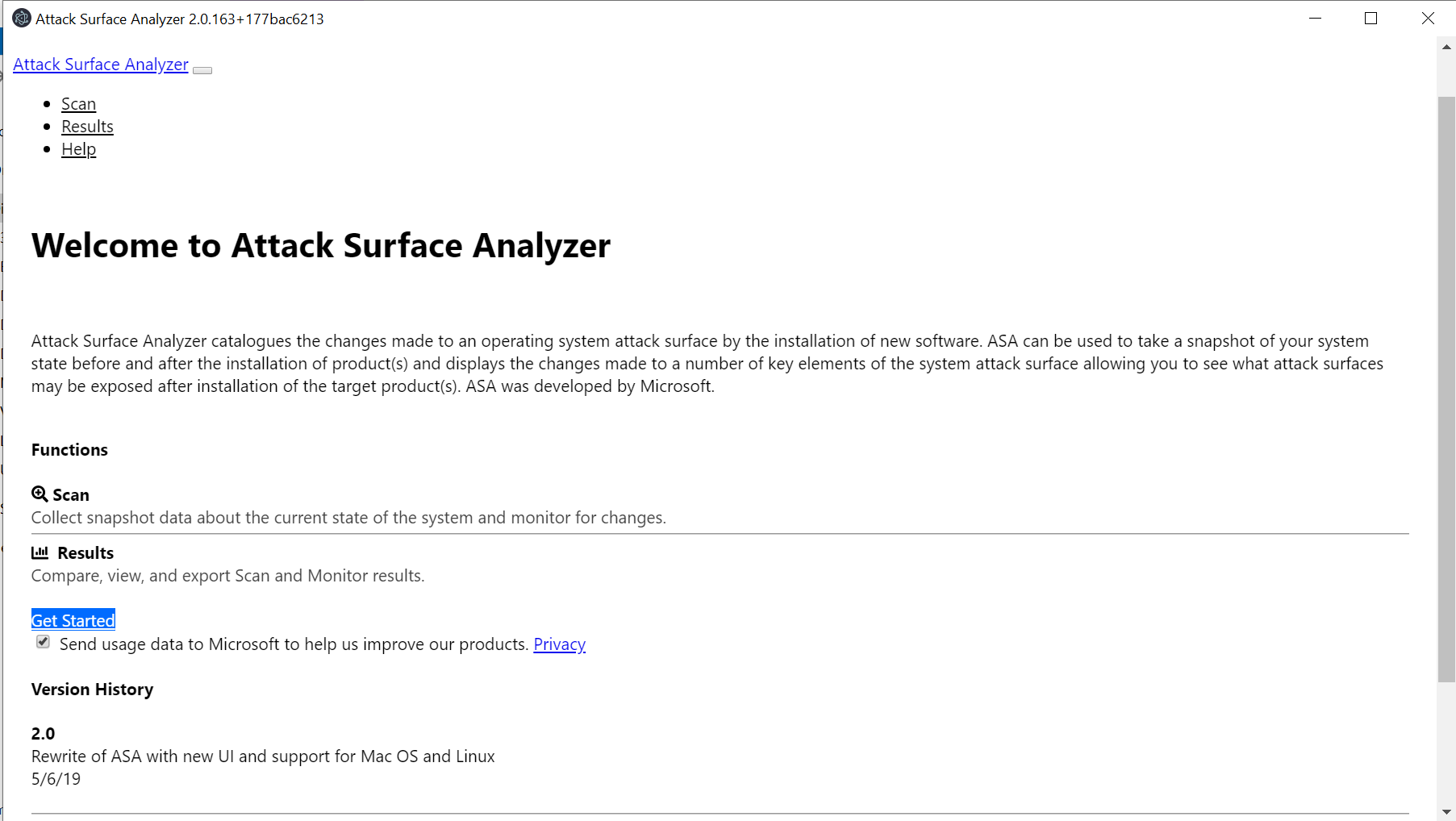 Javascript errors on Win GUI launch · Issue #350 · microsoft/AttackSurfaceAnalyzer · GitHub