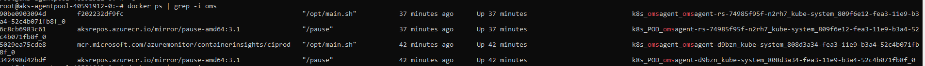 It Doesn T Work For The Omsagent Running In Aks Issue 1087