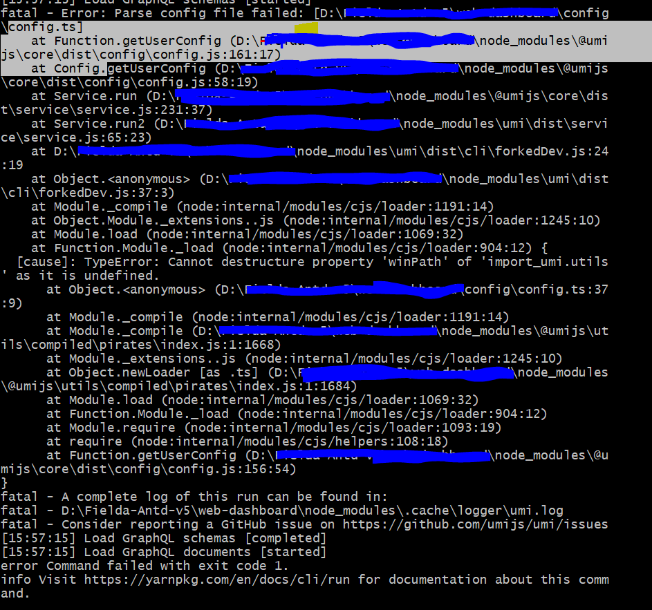 [Bug] Getting error in config after updating from umi:3.5.23 to umi:4.0.52 · Issue #10567 ...