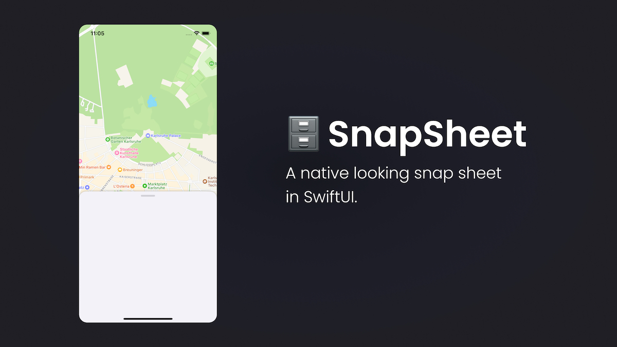 GitHub - ionas-dev/SnapSheet: Native iOS bottom snap sheet GitHub - ionas-dev/SnapSheet: Native iOS bottom snap sheet