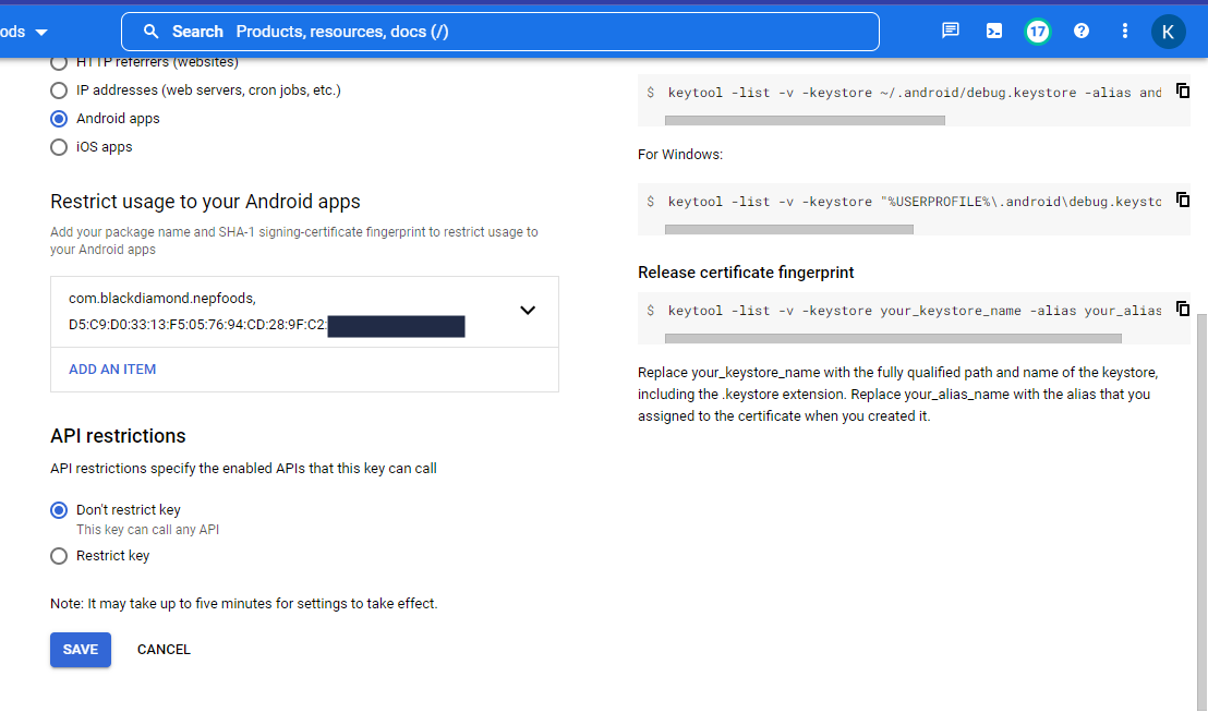 API keys with referer restrictions cannot be used with this API. · Issue #112331 · flutter ...