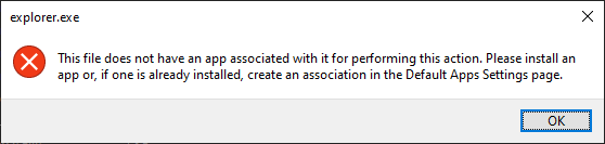 Windows File Explorer context menu "Open with Code" does not work ...