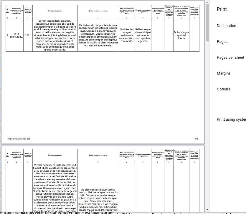 Tables: page breaks not as good as browser print · Issue #112 · pagedjs/pagedjs · GitHub