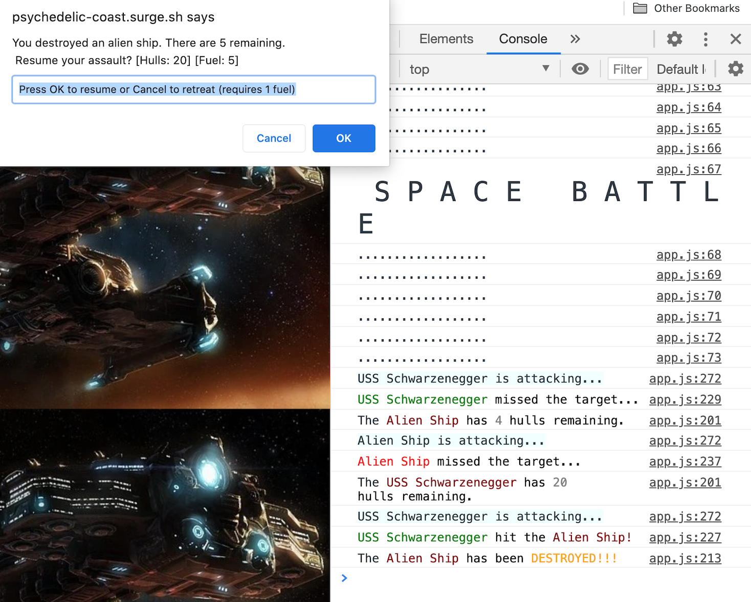 GitHub - jadedrb/spacebattle: Fight off waves of alien ships in this ...