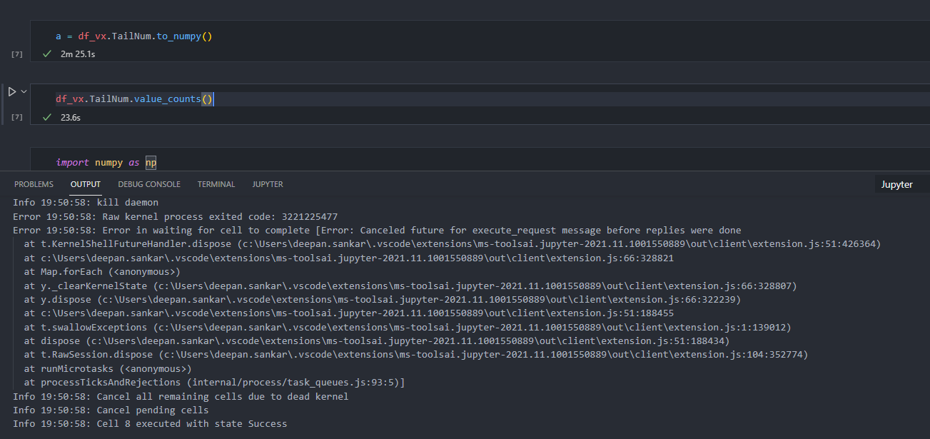 [BUG-REPORT]After apply function on column kernel dies · Issue #1807 · vaexio/vaex · GitHub