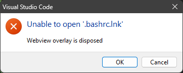 "Webview overlay is disposed" · Issue #4 · lowfront/vscode-windows-lnk · GitHub