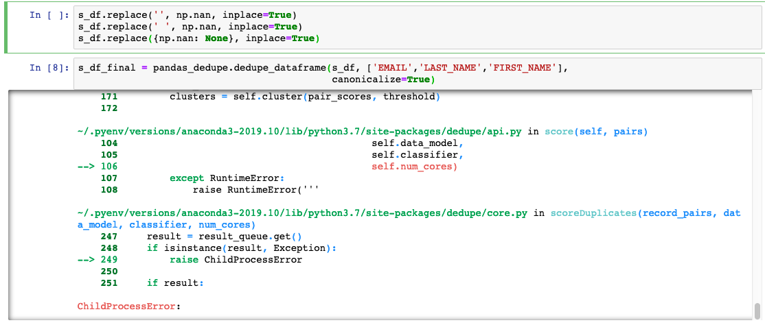 childProcessError when running deduce.partition in a Jupyter Notebook ...