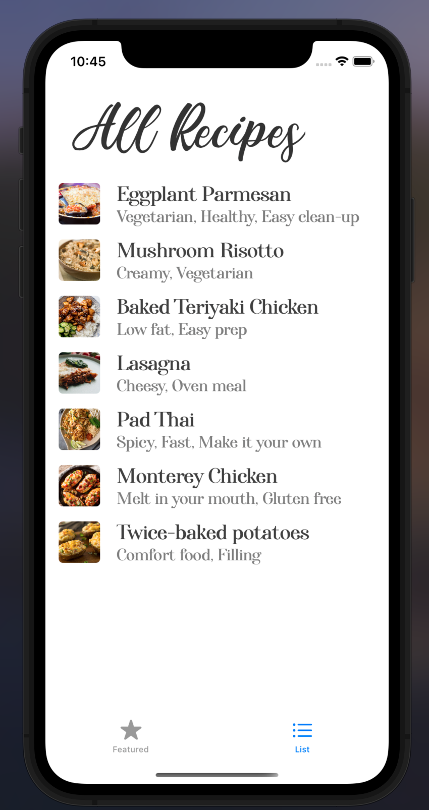 GitHub - prishaanand/Recipe-App: A simple app that displays easy to ...