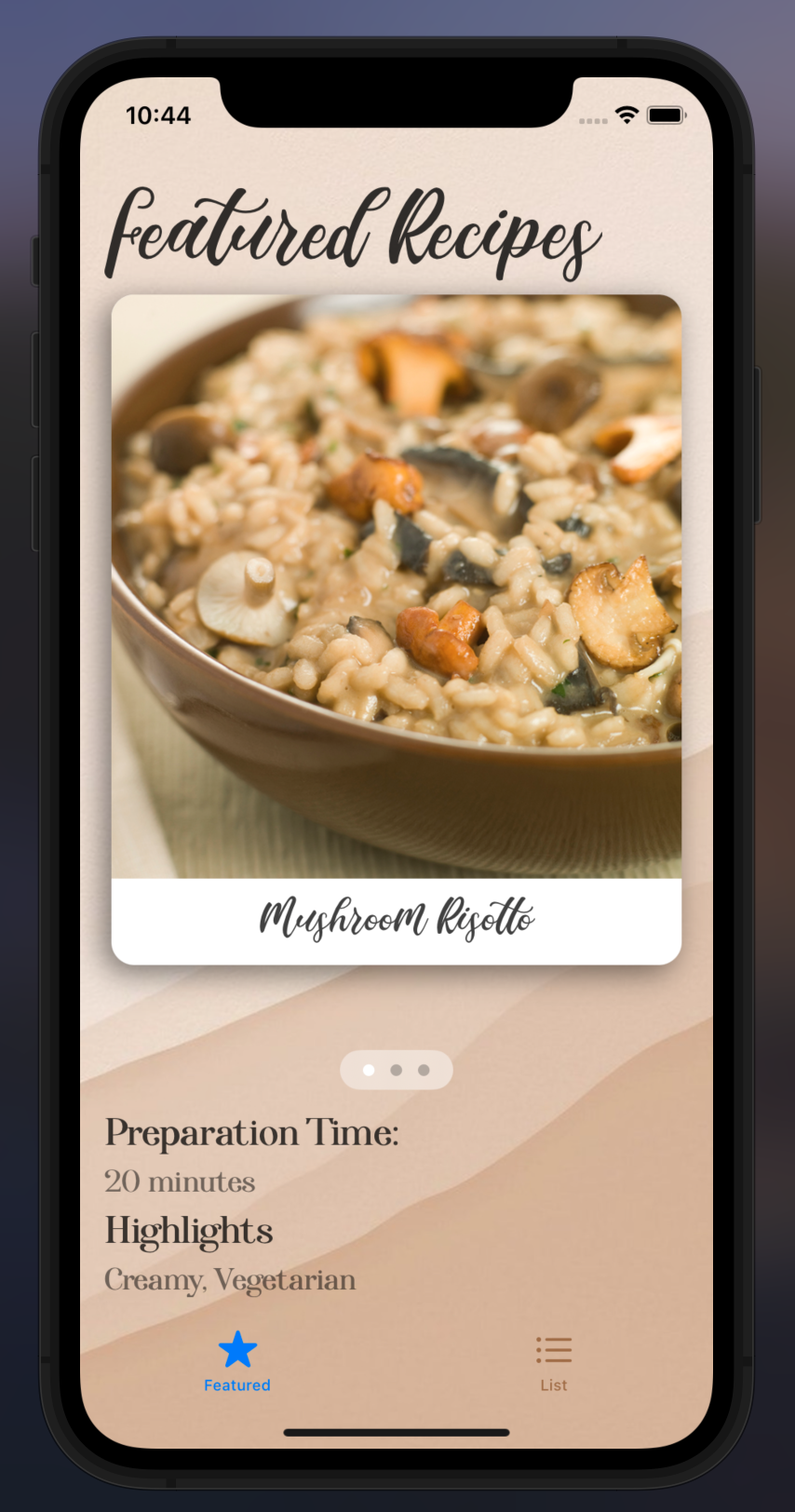 GitHub - prishaanand/Recipe-App: A simple app that displays easy to ...